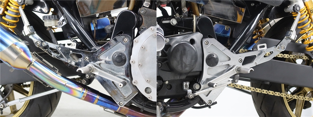 日本代購代標第一品牌【樂淘letao】－♪X4/SC38 コワース バックステップキット メッキ仕上げ (H0626A14)