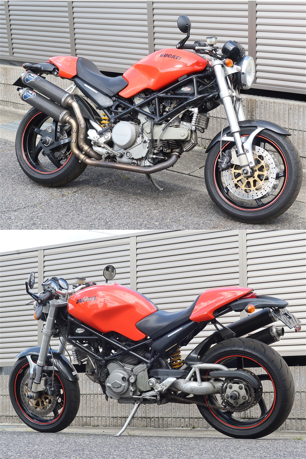 日本代購代標第一品牌【樂淘letao】－♪モンスター S2R/S4R テルミニョーニ スリップオン マフラー (D1015Z14) S2R-800取り外し 検索/マフラー